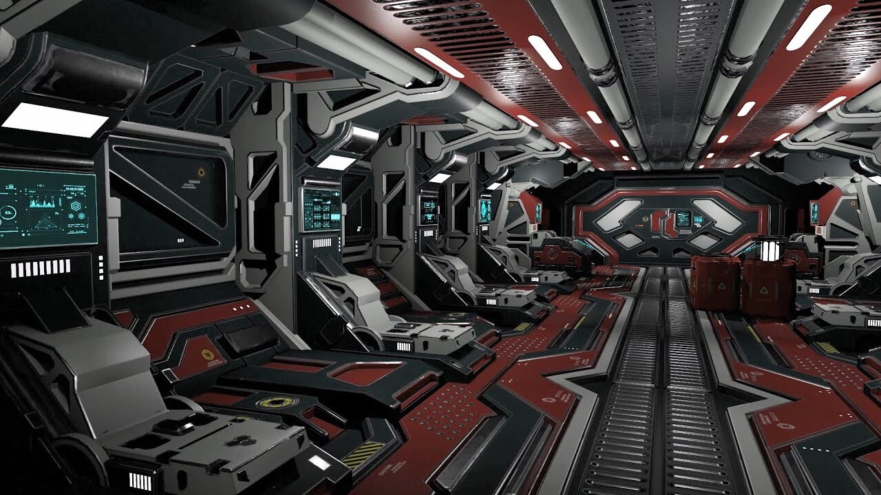 ArtStation - SCI FI room