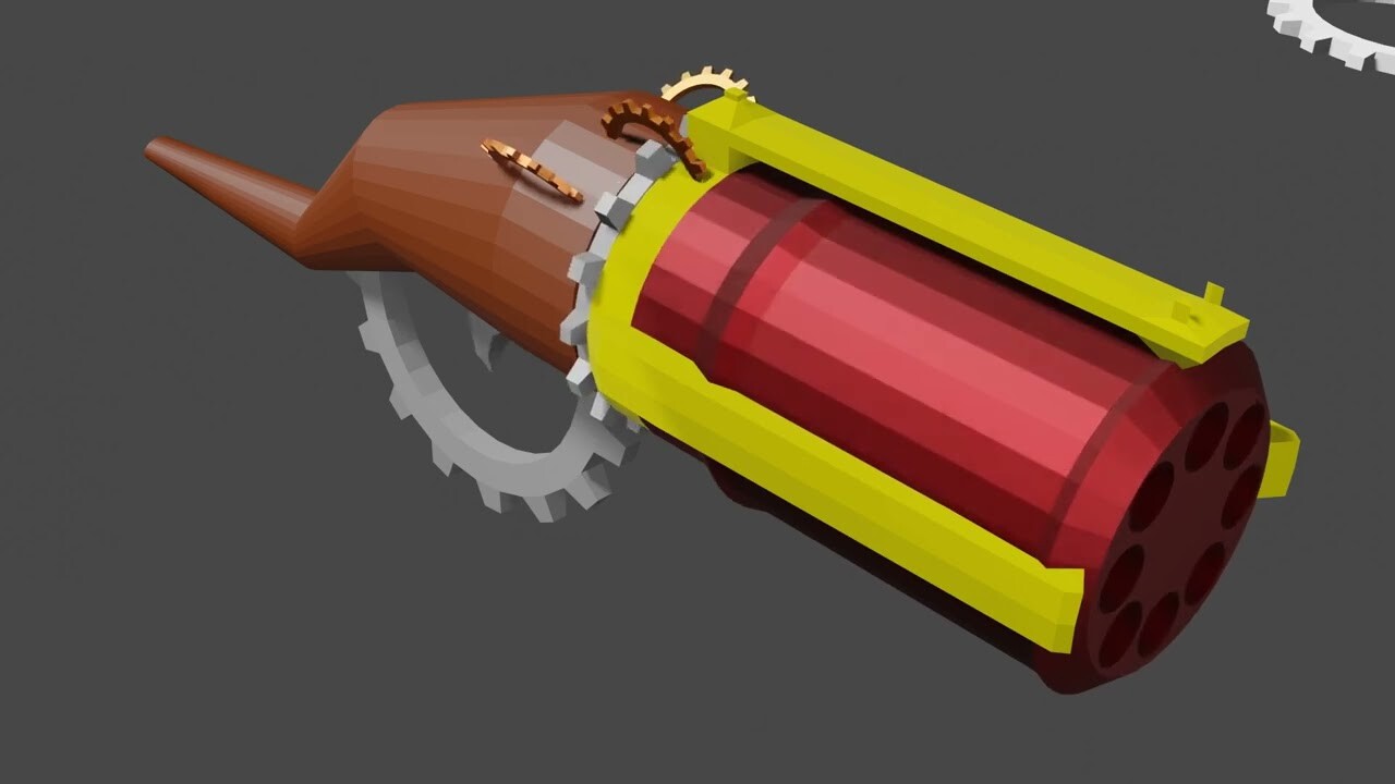 ArtStation - Gear gun animation