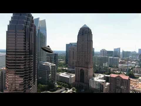 ArtStation - UFO Flying Through City VFX