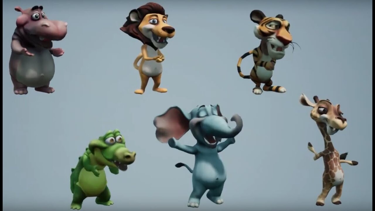 ArtStation - Animal Farm Rig and Animation