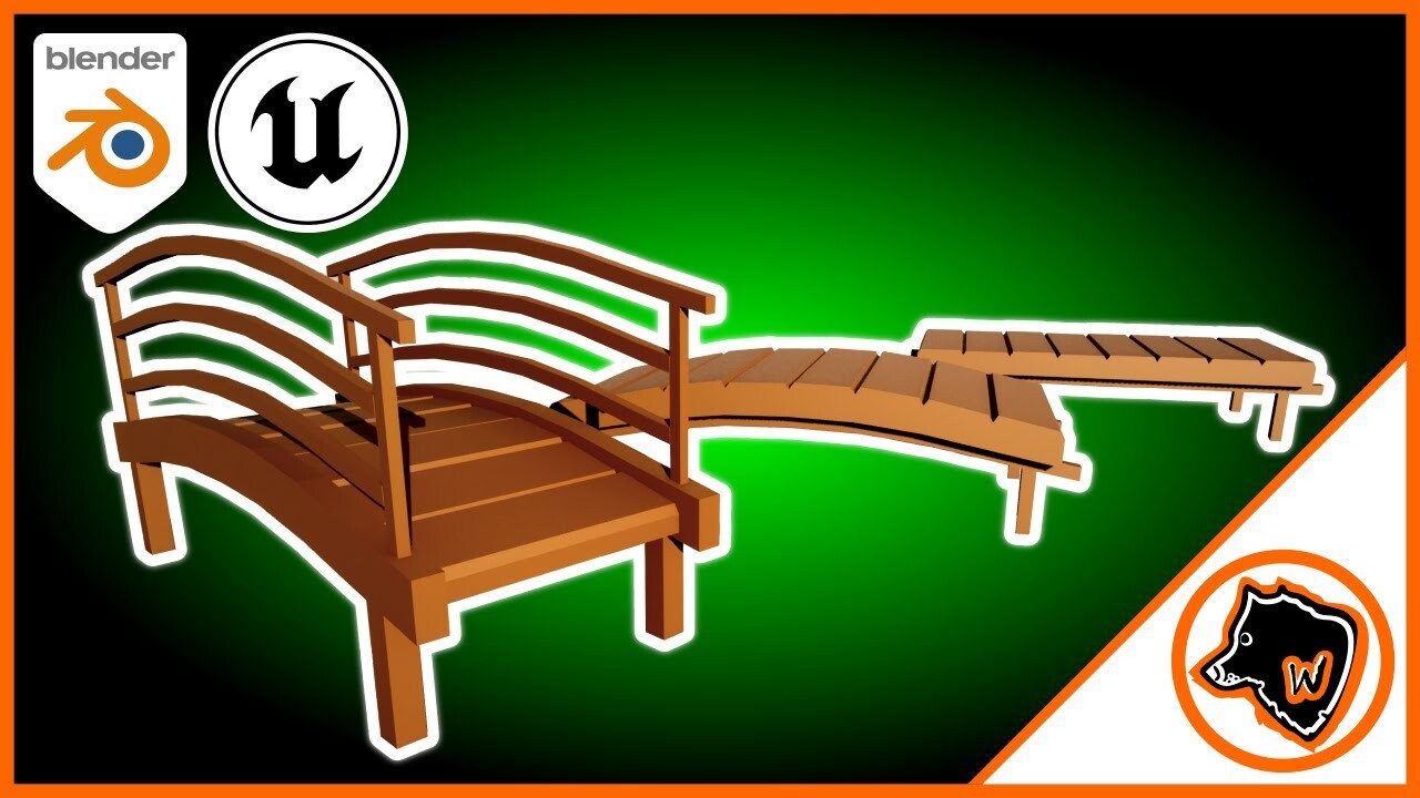 Wonder ArchViz - Blender Low Poly Bridges