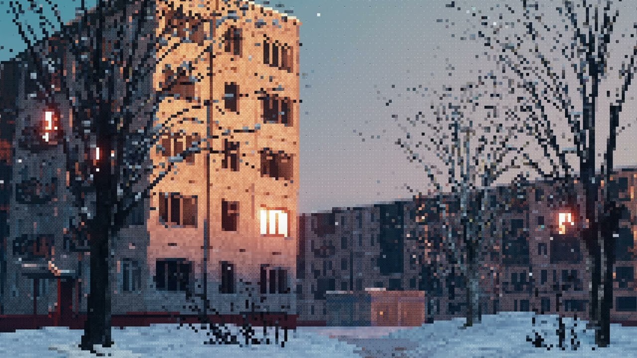 ArtStation - Deep Pixel Melancholy | pt. 3 Peach sunrise