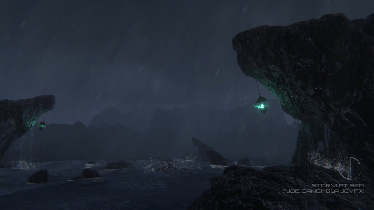 ArtStation - Storm At Sea