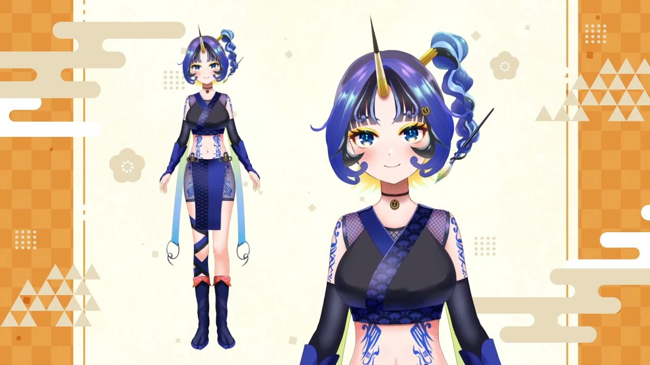 ArtStation - [Vtuber Showcase]Ninja Summoner Painter[Live2D & Vtube studio]