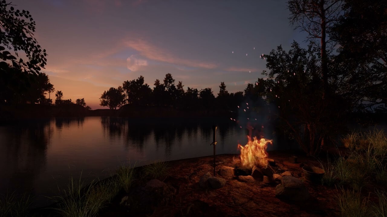 ArtStation - Personal Project : Campfire