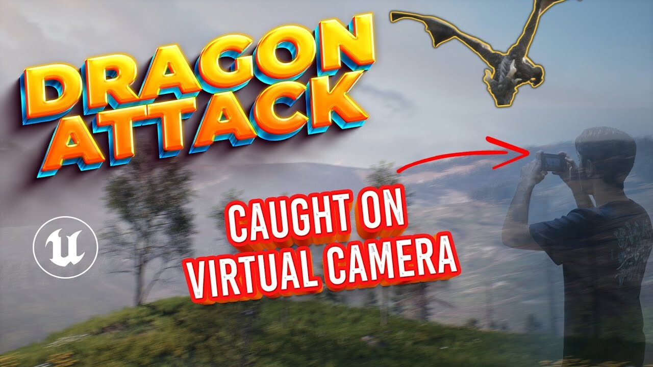 ArtStation - Dragon Attack Caught On Unreal Engine Virtual Camera | iPhone Live Link VCAM