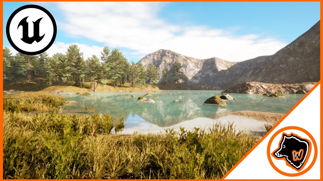 ArtStation - UE5 - Mountain Landscape