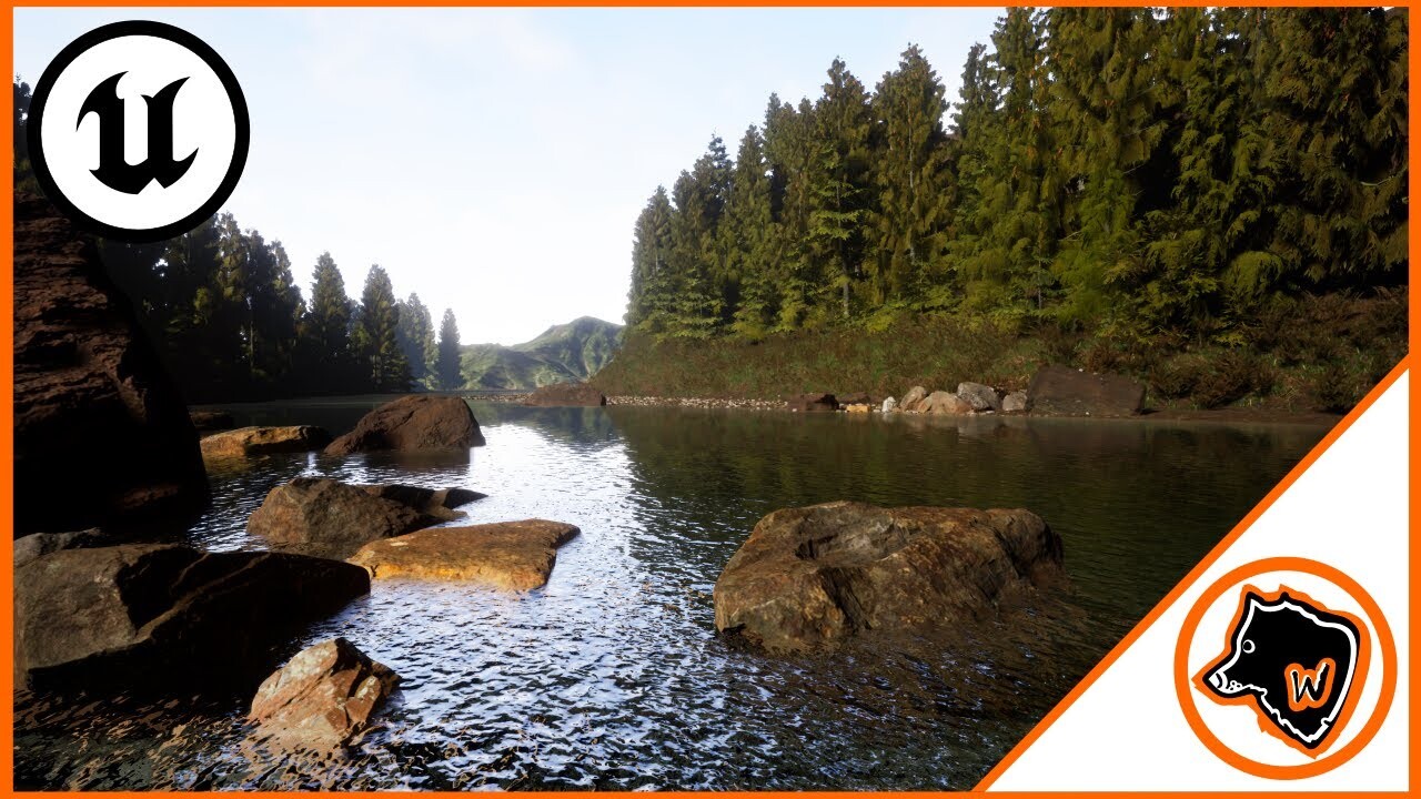 ArtStation - UE4 River Landscape