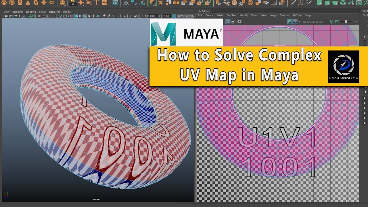 ArtStation - How to solve complex UV map in Maya in under 7 minutes