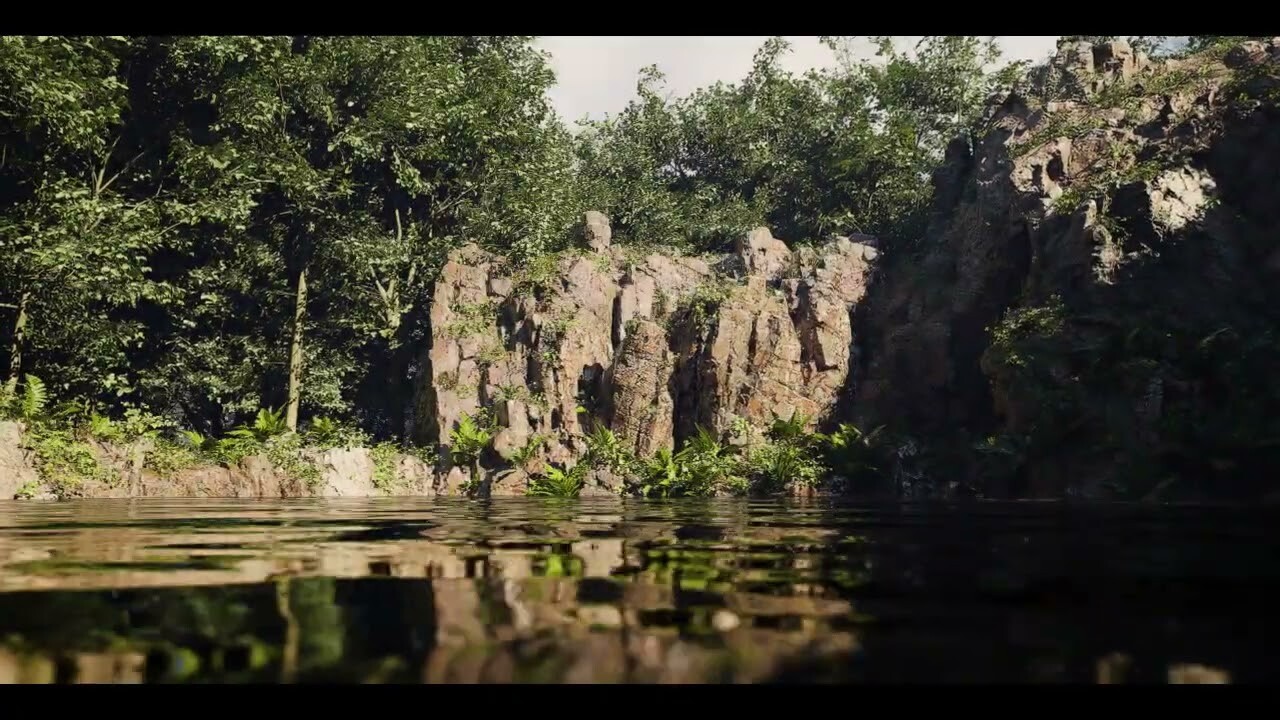 ArtStation - Lake into the forest (Unreal Engine 5.1)
