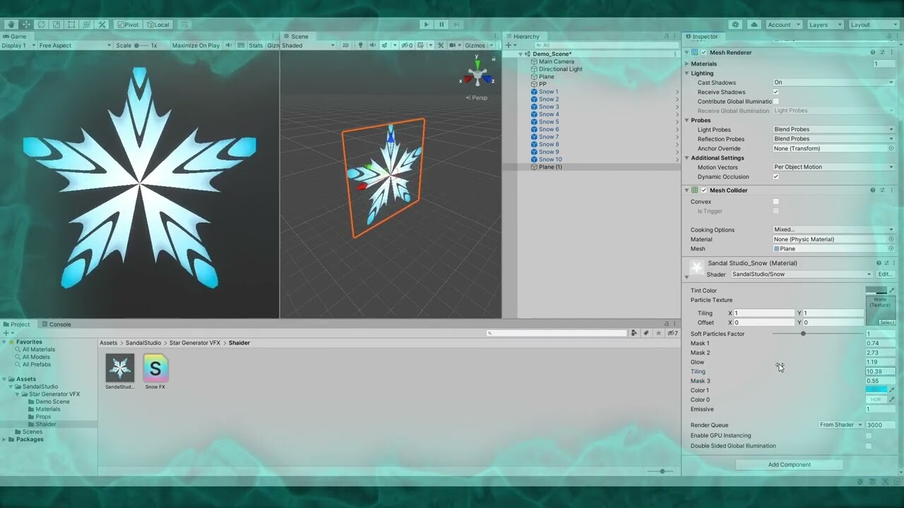 ArtStation - Snow generator FX (Material)