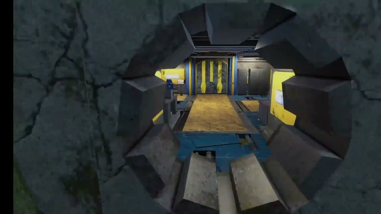 ArtStation - Fallout Inspired Game Scene- Low poly