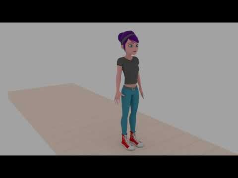 ArtStation - 3D walk animation practice