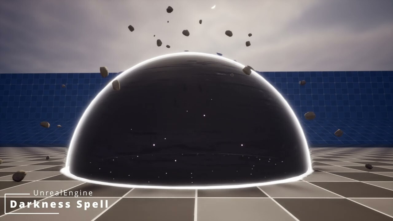 ArtStation - Darkness Spell VFX