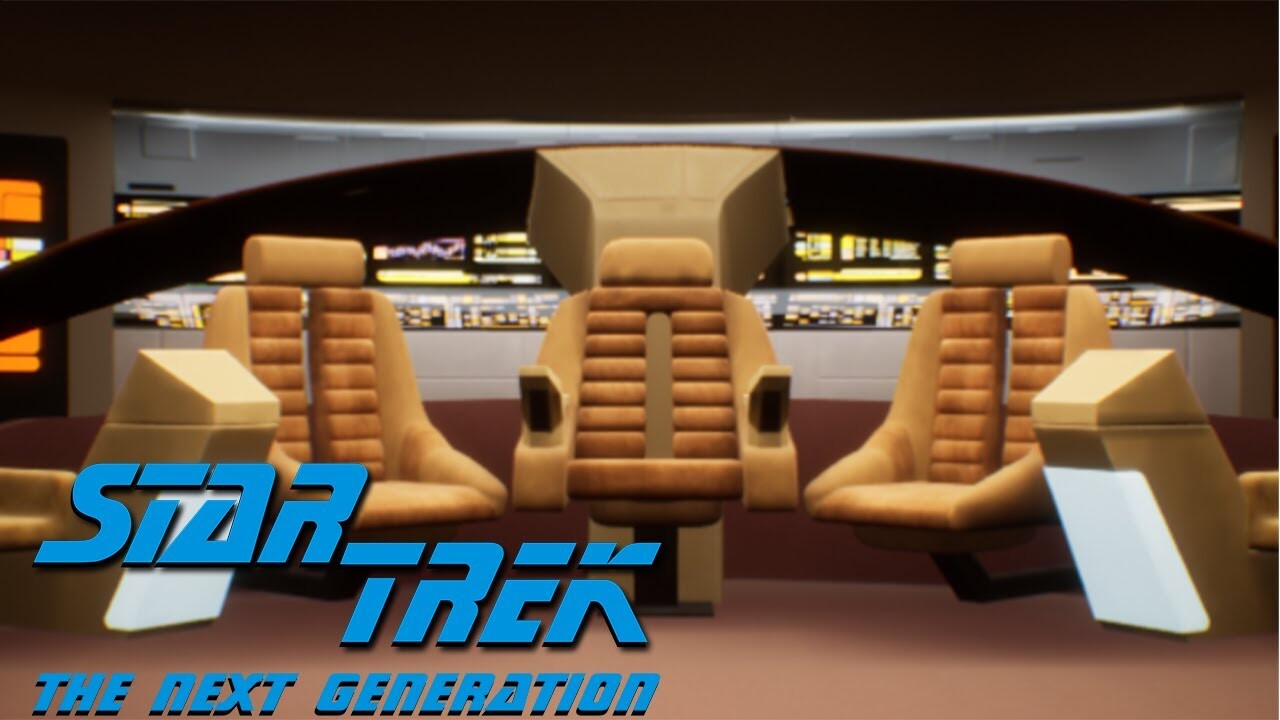 ArtStation - Star Trek: The Next Generation | Main Bridge | Unreal Scene