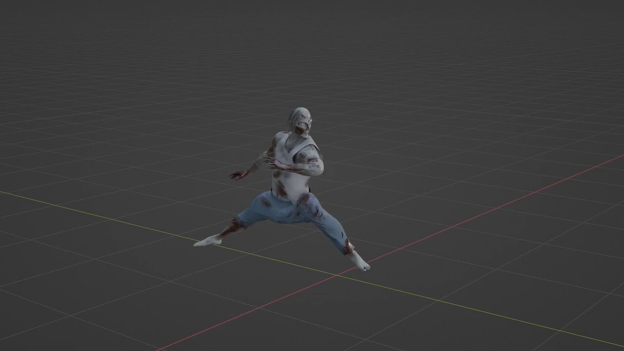 ArtStation - Dash Move (Cascadeur | Blender)