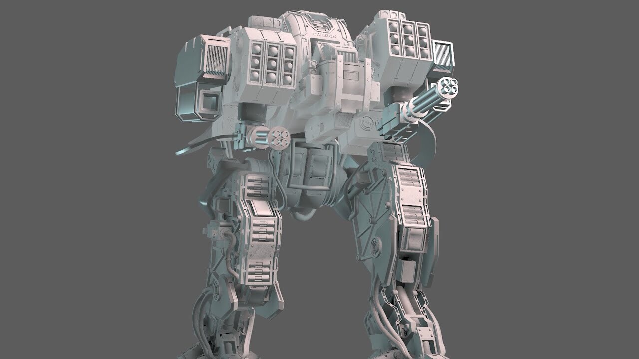 ArtStation - Walking Mech Training