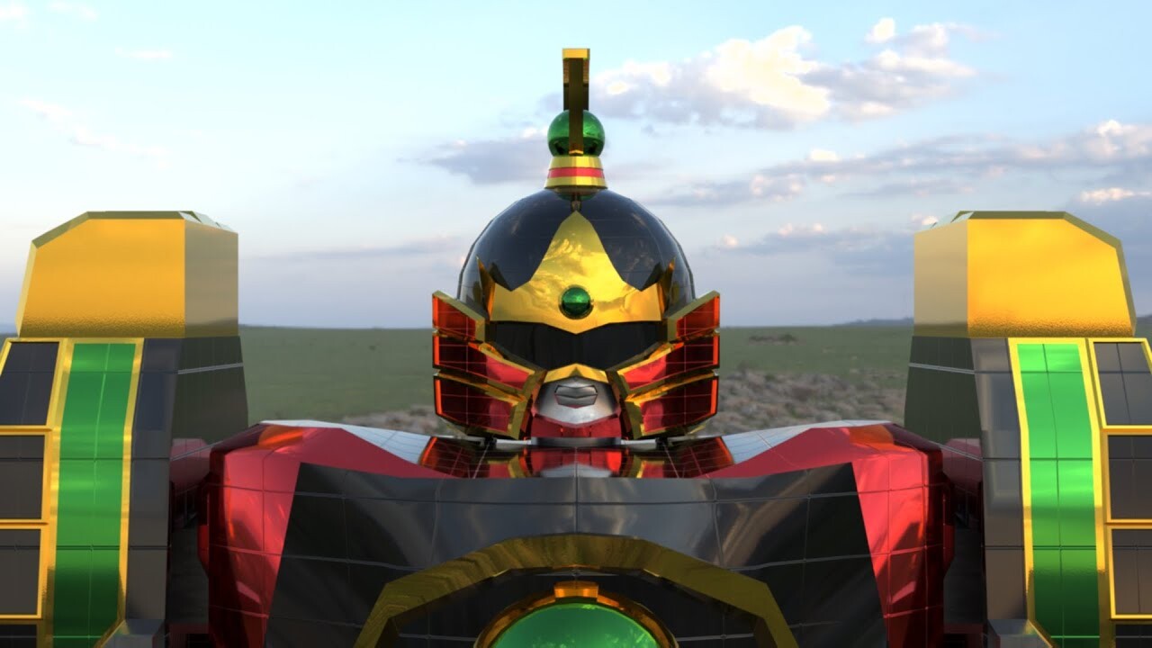 ArtStation - Mighty Morphin Power Rangers - Thunderzords(HD) - LOW POLY ...