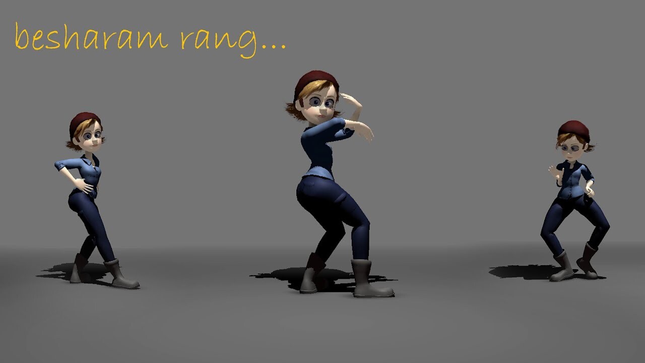 ArtStation - 3d Girl dance animation