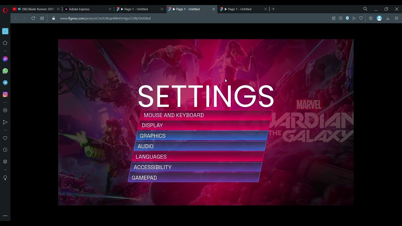 ArtStation - User Interface Guardians of the Galaxy