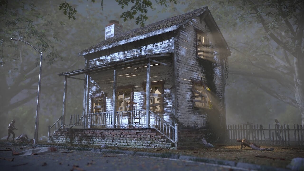 ArtStation - The walking dead house