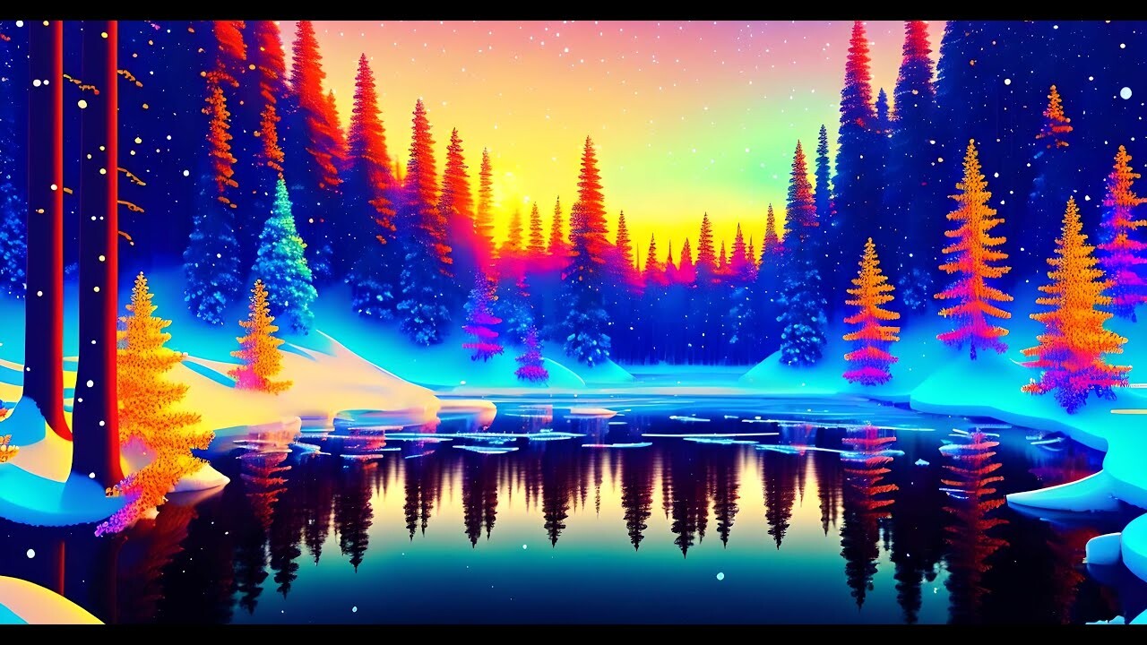 ArtStation - Magic forest in four seasons