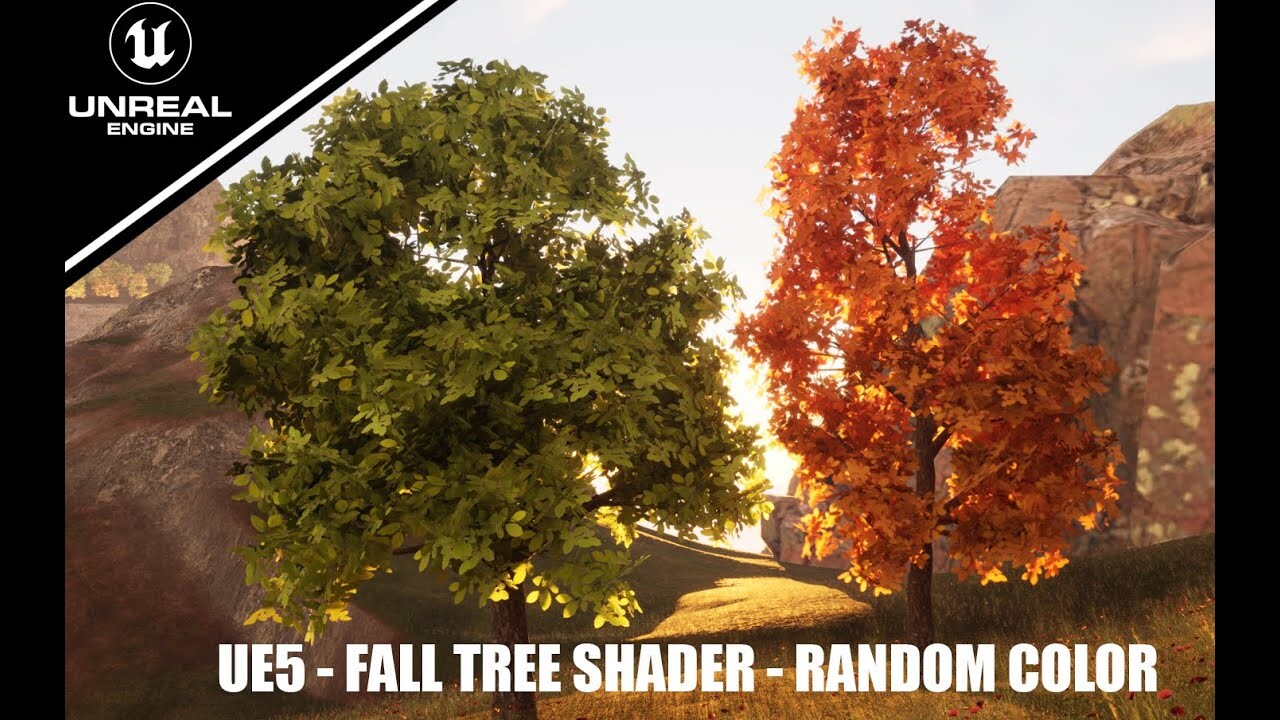 ArtStation - UE5 Tree Shader Tutorial