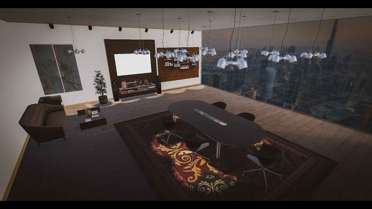 ArtStation - Corporate room VR METAVERSE and Hall Building
