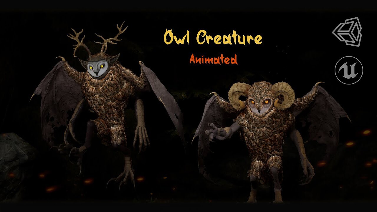 ArtStation - Owl Creature