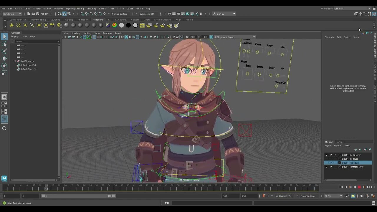 ArtStation - Legend of Zelda Link Fighting Stance Pose Animation