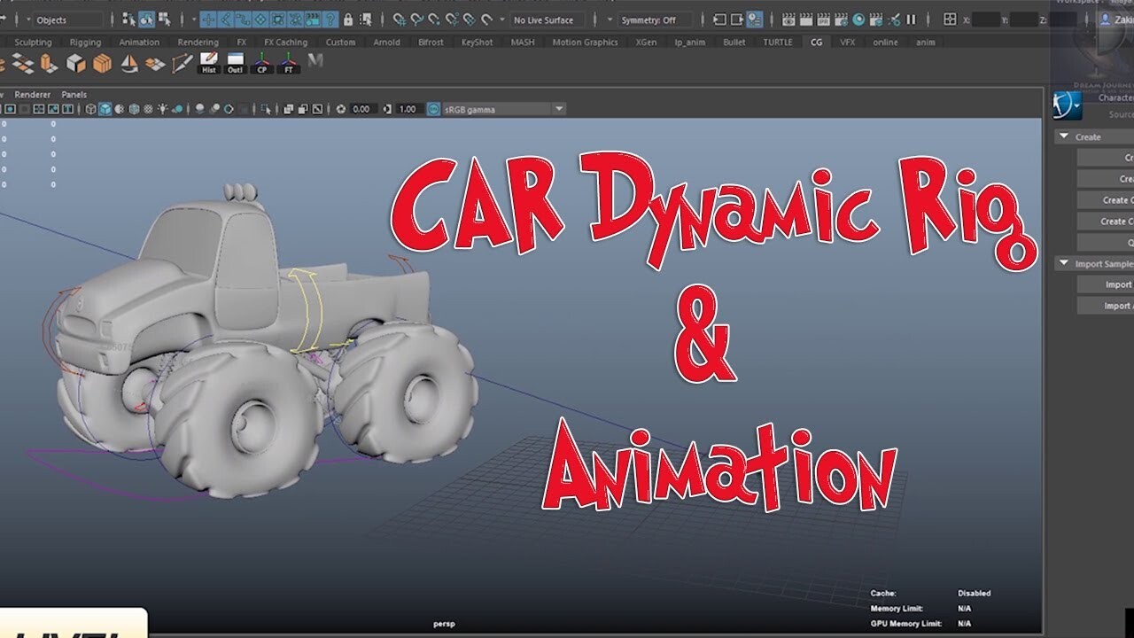 ArtStation - Car Dynamic Rig and Animation ॥ Time-lapse Video