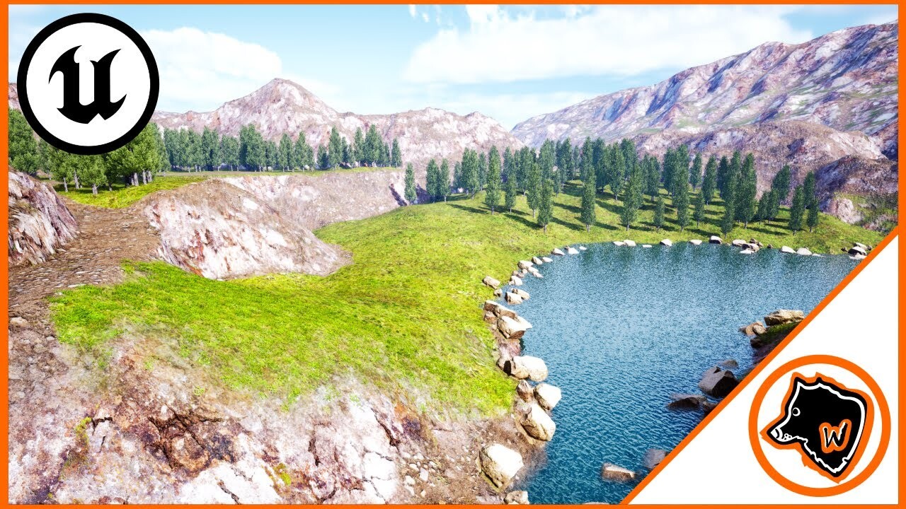 ArtStation - UE5.1 Lake Environment