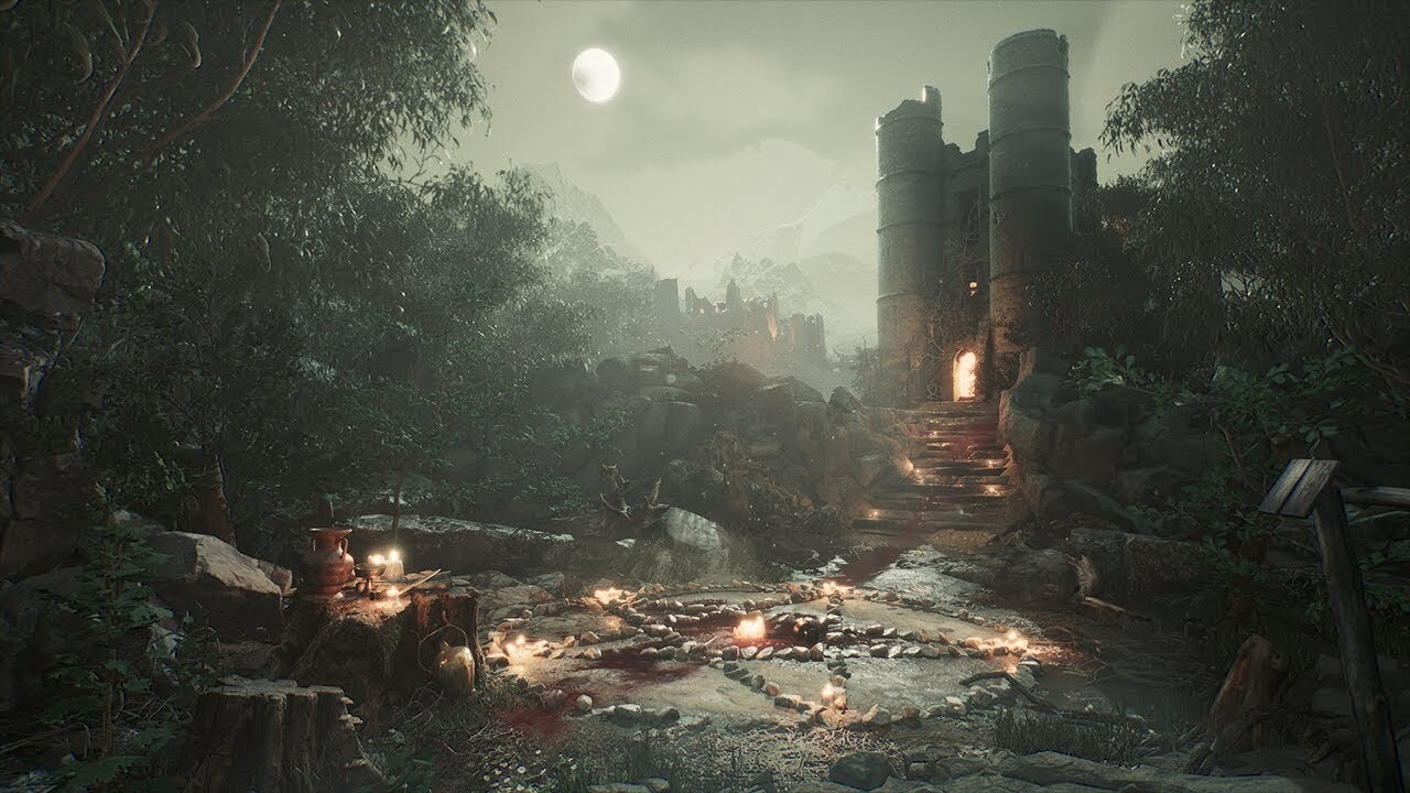 ArtStation - Ritual Night Diorama