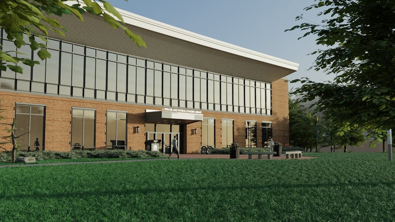 ArtStation - Siena College Campus Library in Blender