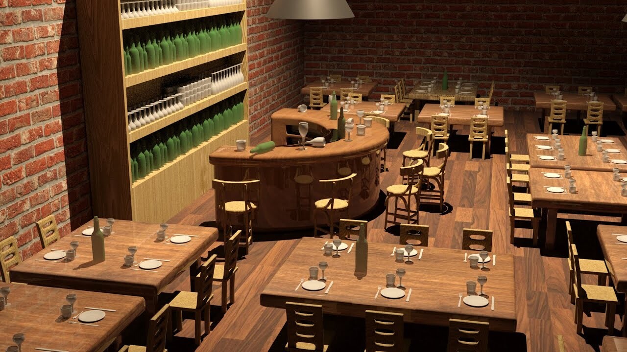 ArtStation - Bar - 3D