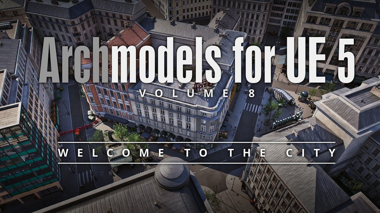 ArtStation - Welcome to the City - Archmodels for UE5 vol. 8