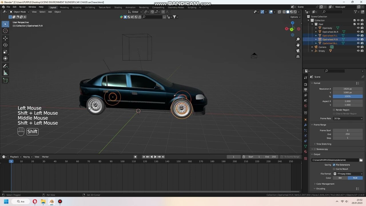 ArtStation - Car Chase Animation Full Tutorial Videos