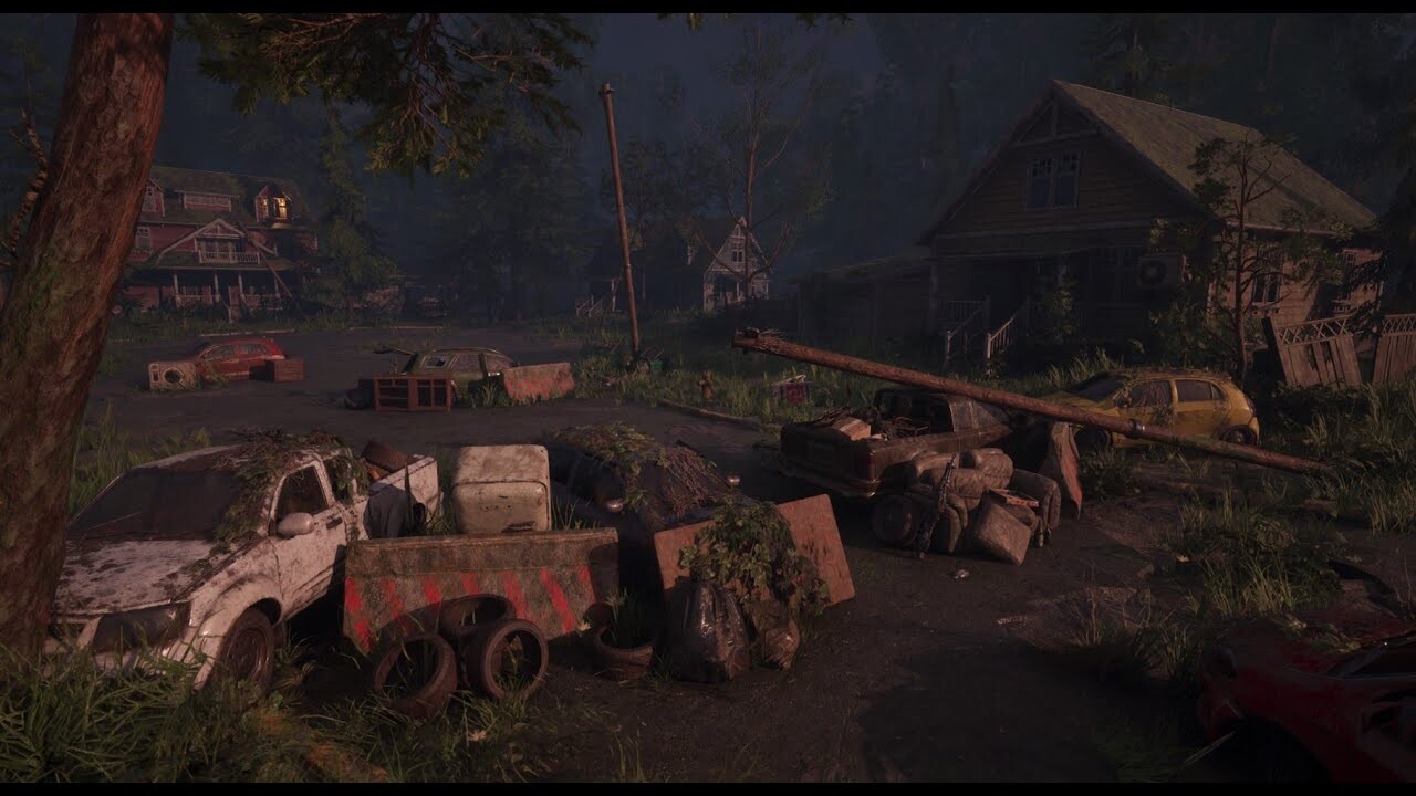 ArtStation - Post-Apocalyptic Neighborhood