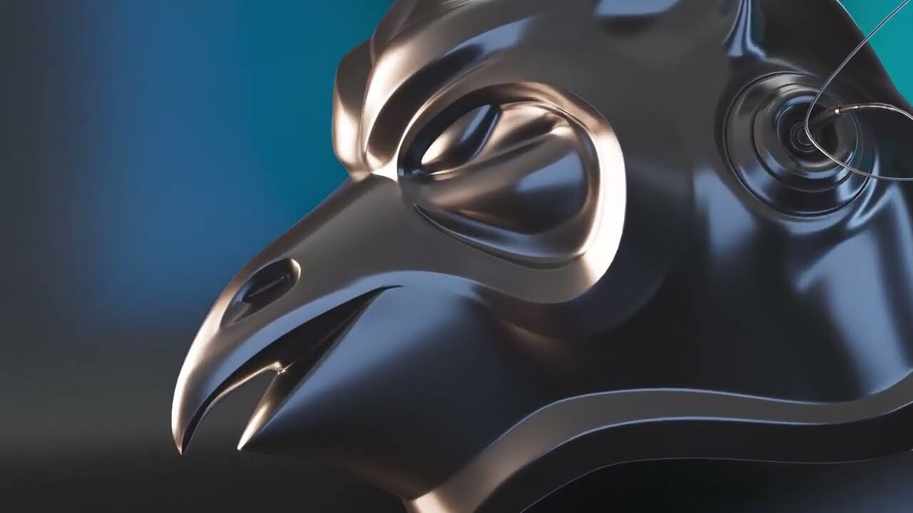 ArtStation - Green Cyber Owl Animation