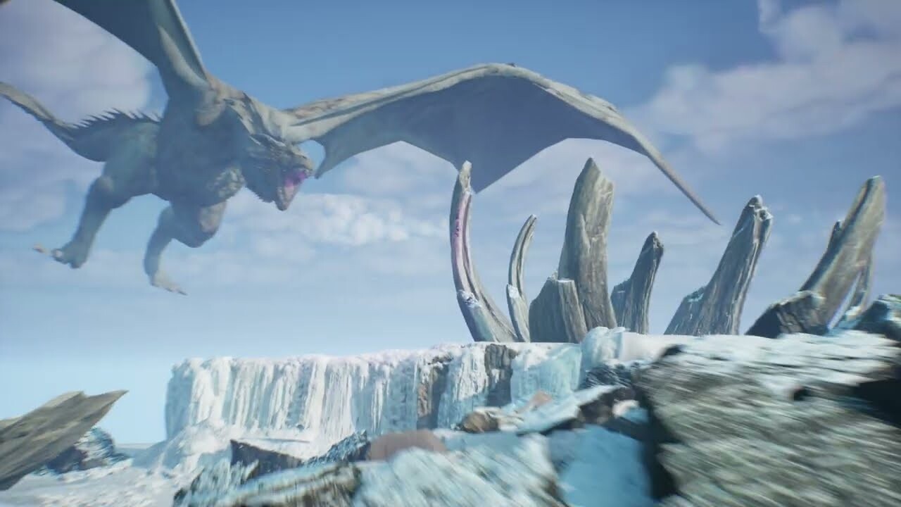 ArtStation - Ice Dragon Lair