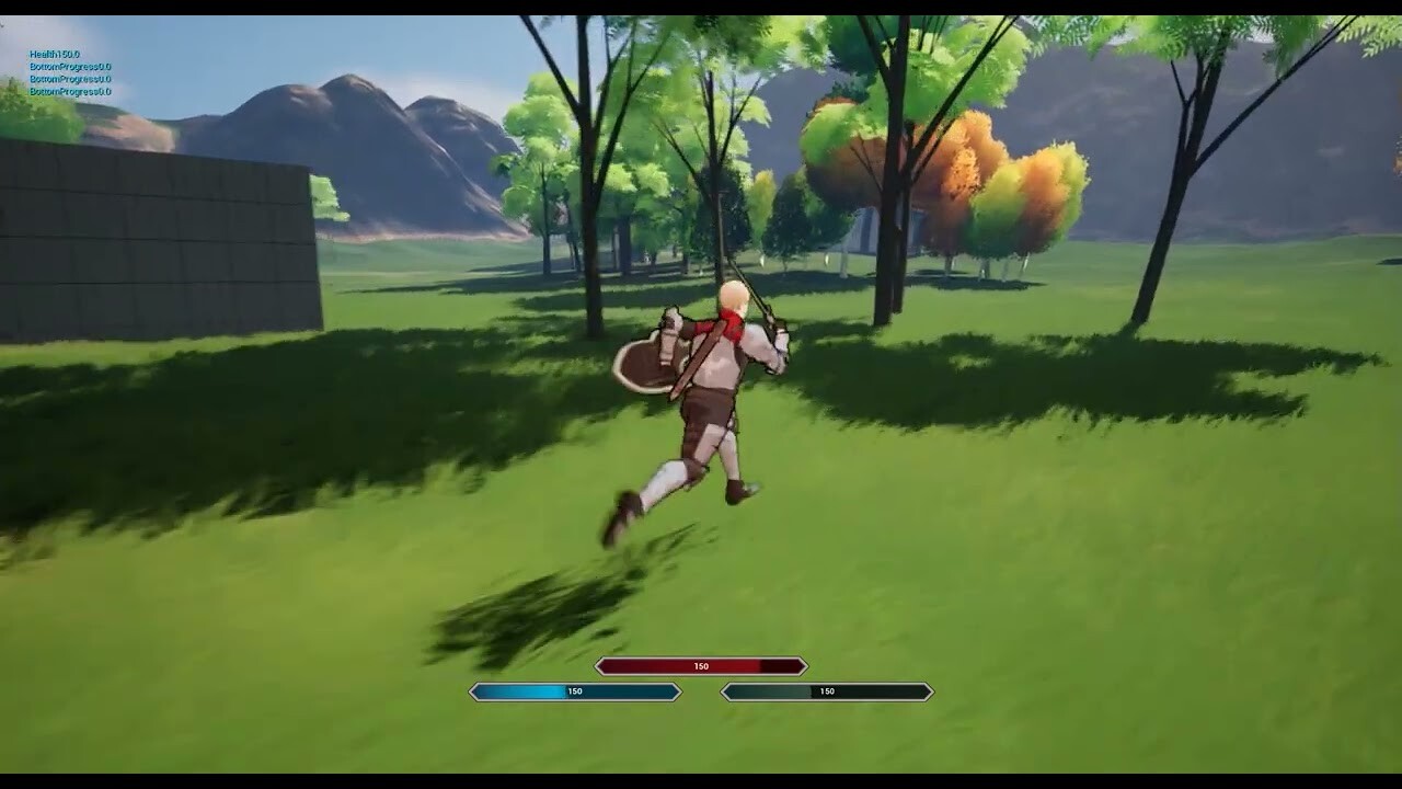 ArtStation - Character, UI bars, Landscape demonstration