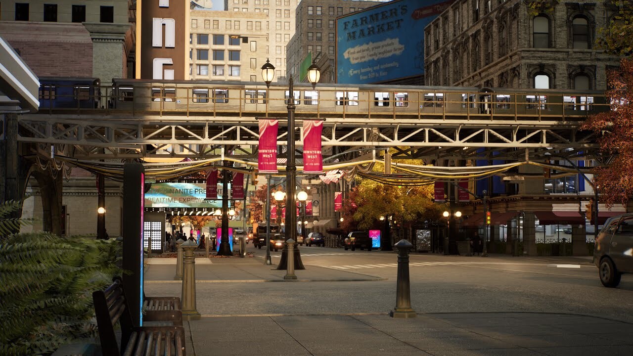 ArtStation - Fan Art, Unreal Engine 5 - Inspired Chicago scene from ...