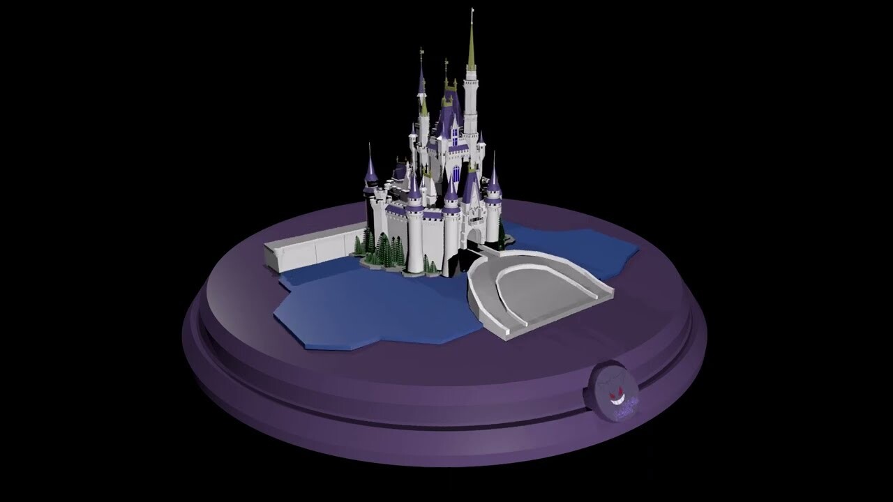 ArtStation - orlando disney castle