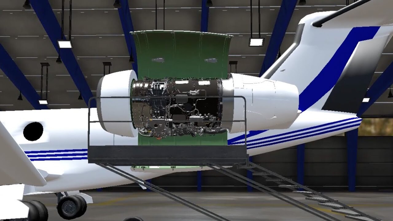 ArtStation - Rolls Royce BR725 and AE2100 Assets