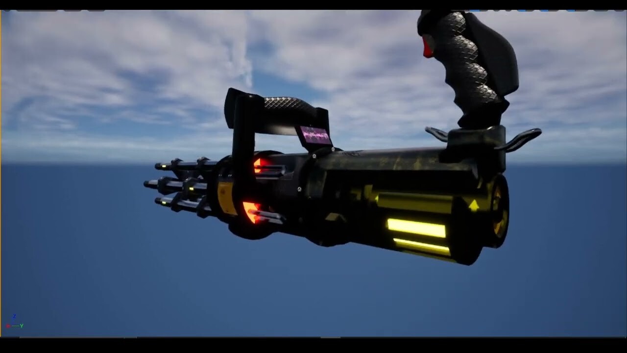 ArtStation - Mini Gun Sci-Fi