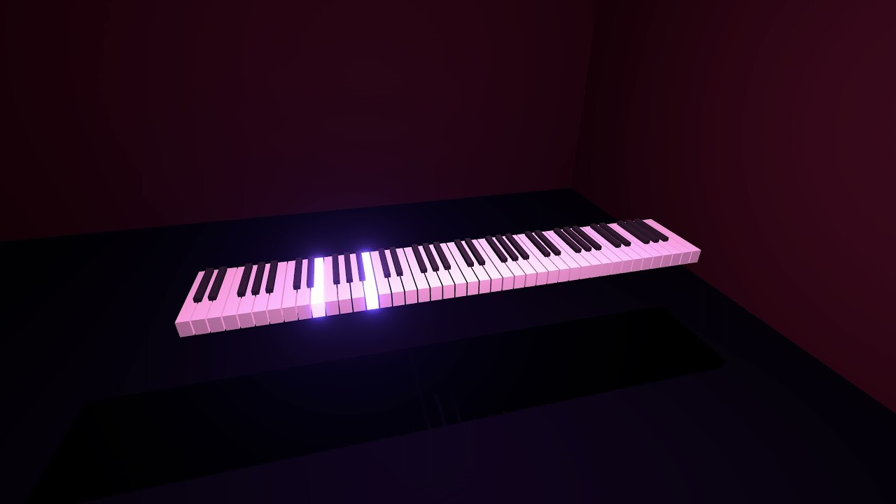 ArtStation - Animated keyboard parsing midi