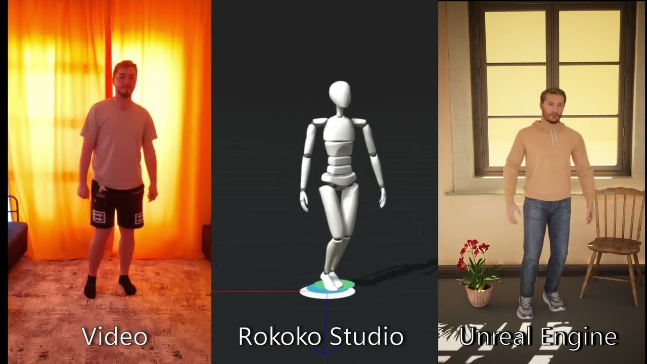 ArtStation - Homemade motion capture into Unreal Engine 5