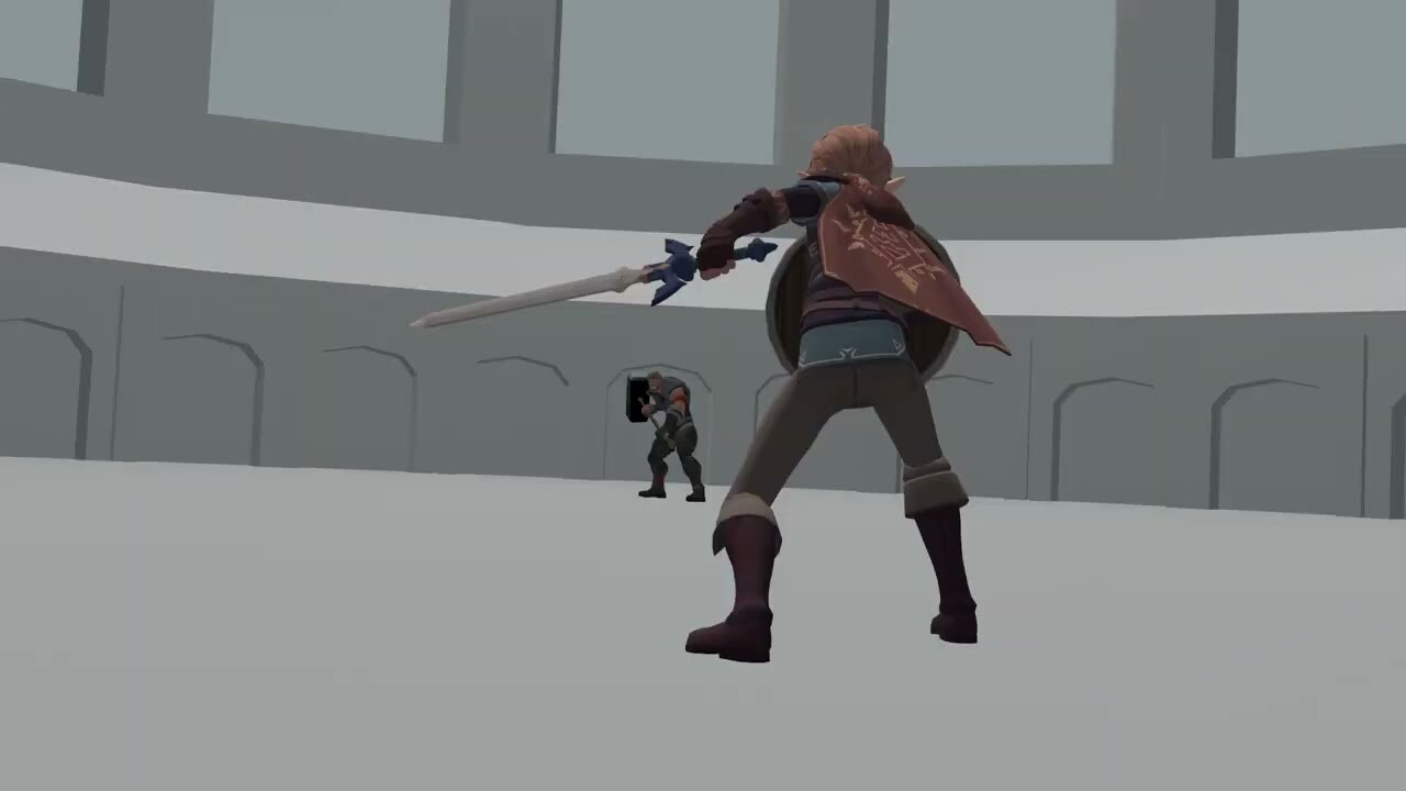 ArtStation - Colosseum Clash - Animation Coursework