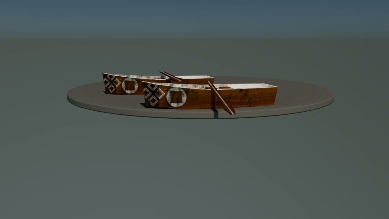 ArtStation - Low Poly Boat Asset