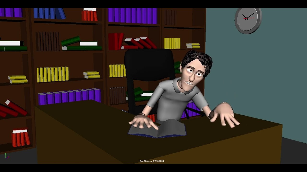 ArtStation - 1 Person Character Dialogue Animation